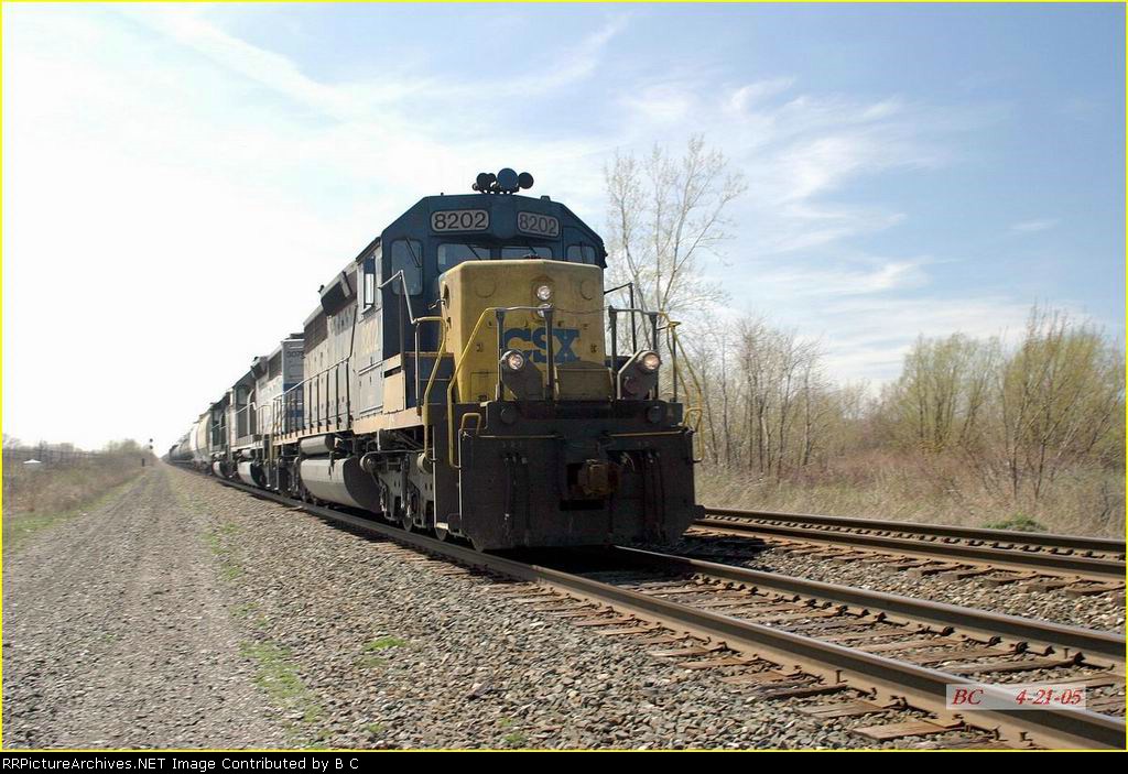 CSX 8202 @ Pratt Rd.